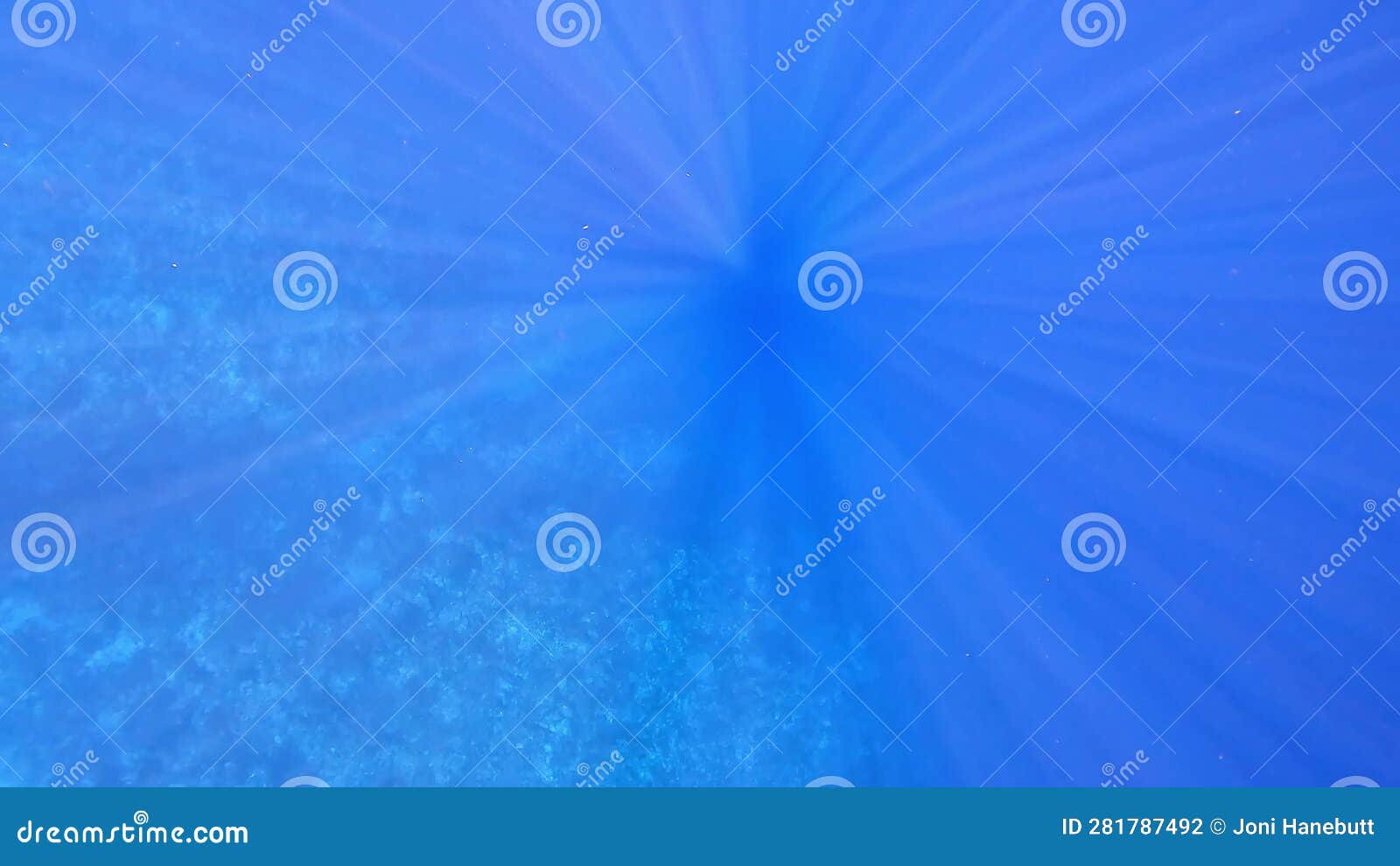 The Dancing Light Rays in the Deep Waters of the Cayman Trench Stock ...