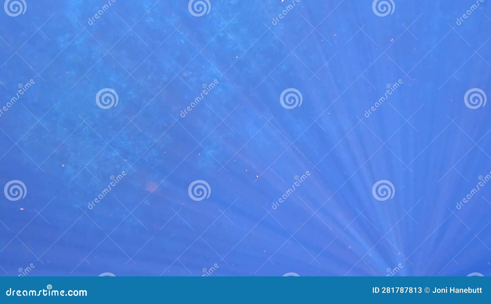 The Dancing Light Rays in the Deep Waters of the Cayman Trench Stock ...