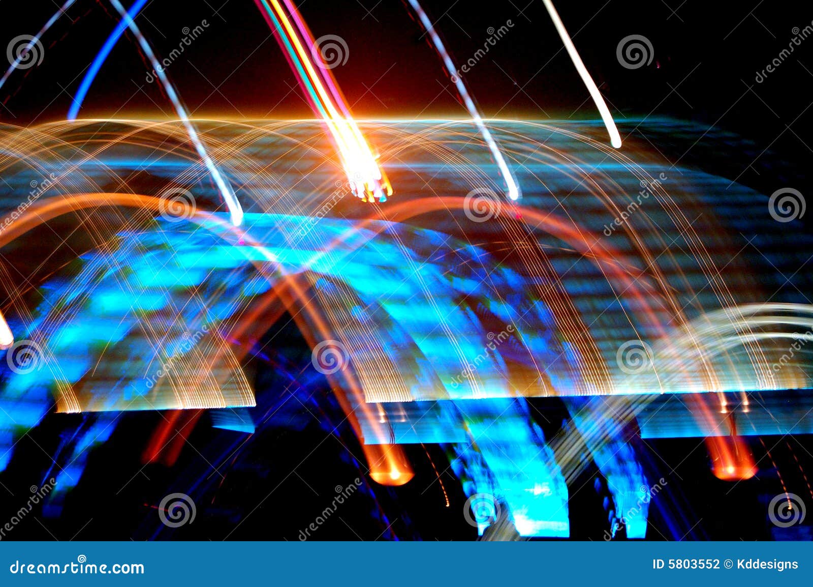 Dancing lights stock photo. Image of laser, abstract, dancing - 5803552