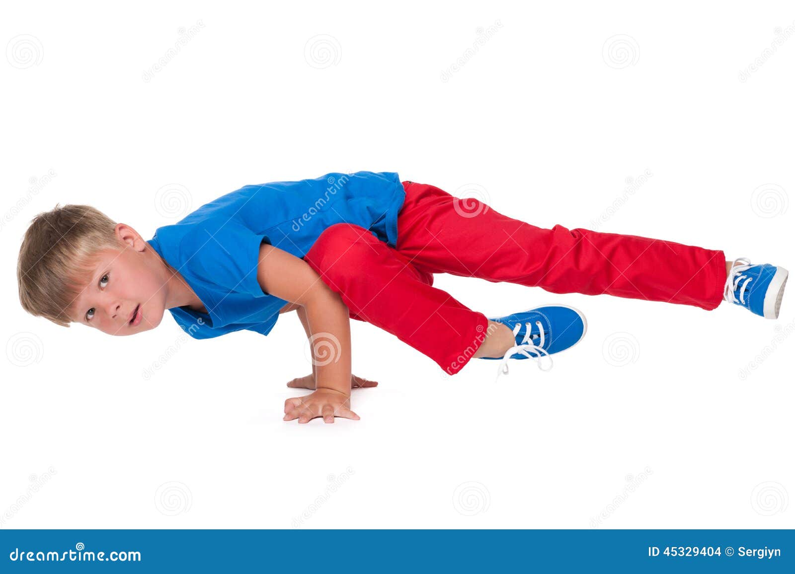 Dancing little boy stock photo. Image of casual, cool - 45329404