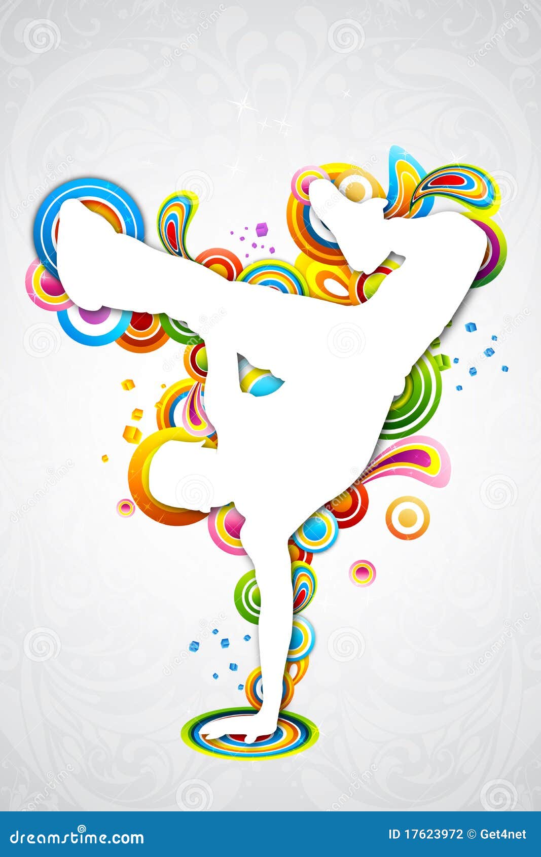 Dancing man stock illustration. Illustration of decoration - 17623972