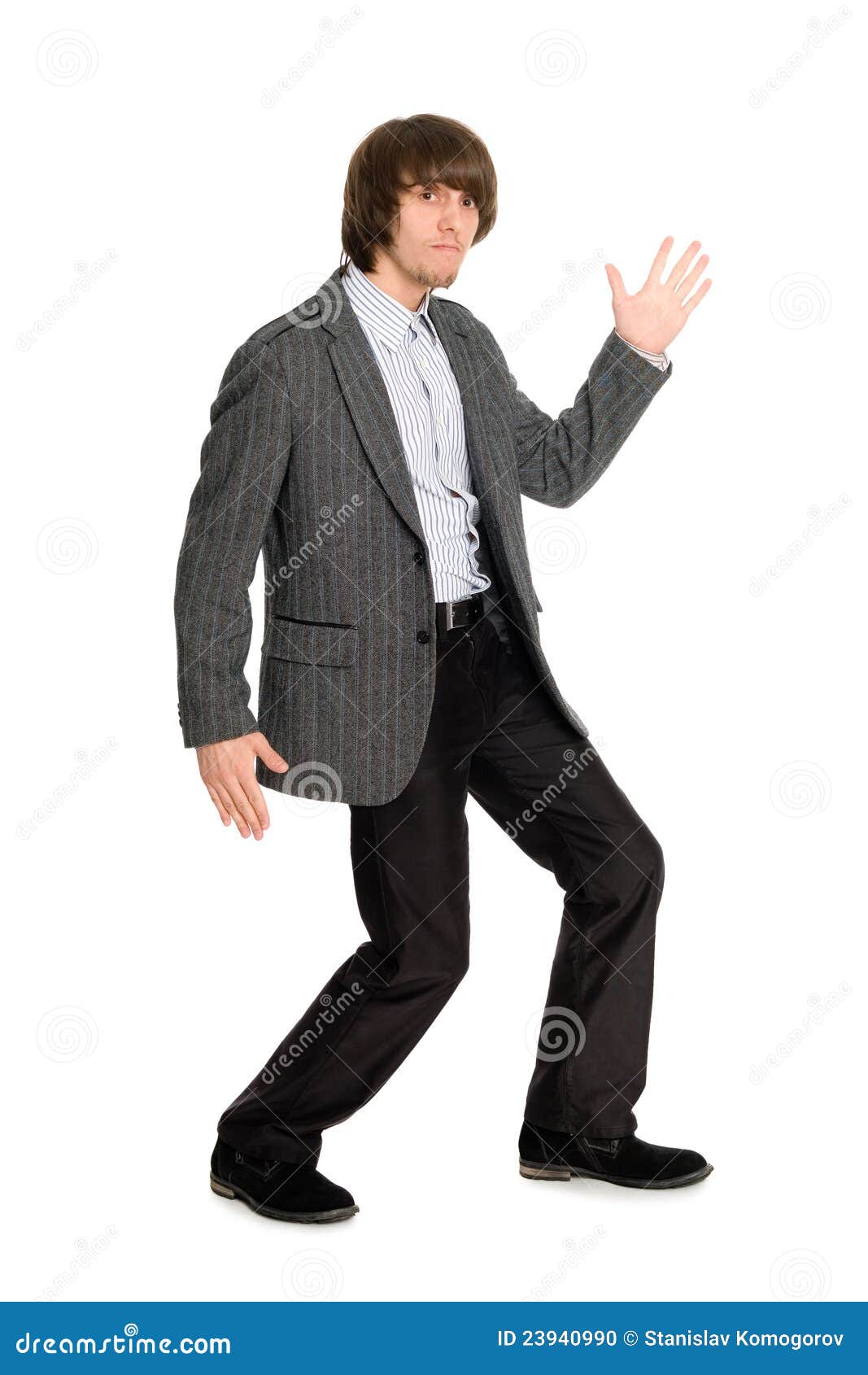 Dancing man stock photo. Image of model, business, inspiration - 23940990