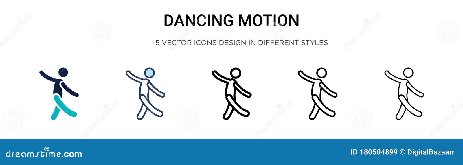 Dancing Motion Icon in Filled, Thin Line, Outline and Stroke Style ...
