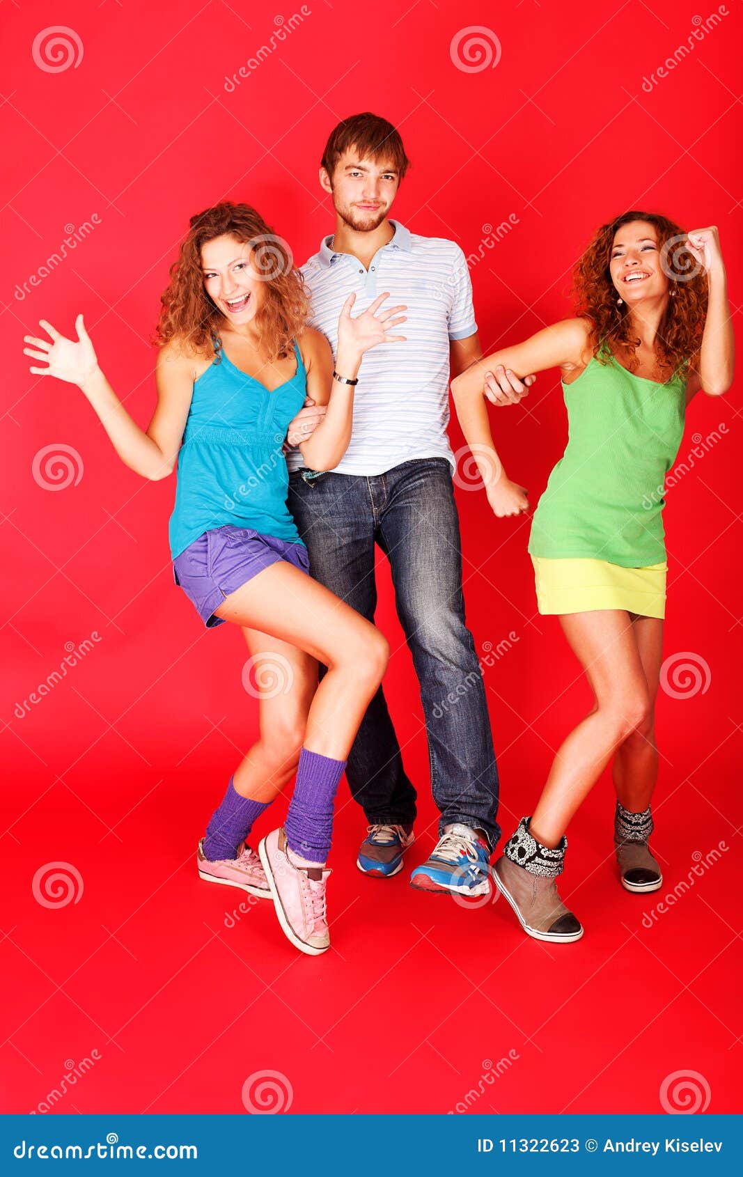 Dancing people stock image. Image of attractive, color - 11322623