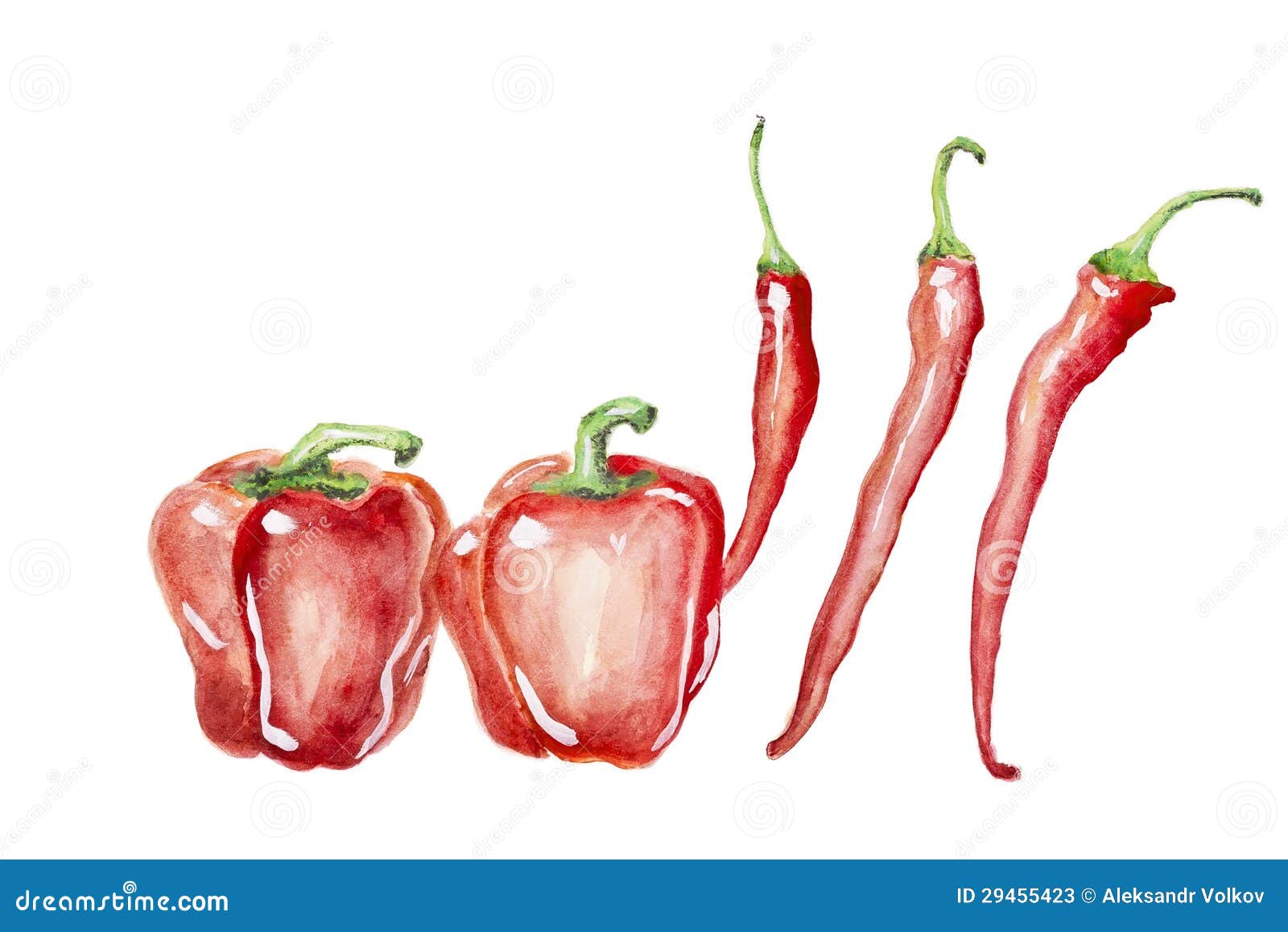 Dancing peppers stock illustration. Illustration of paper - 29455423