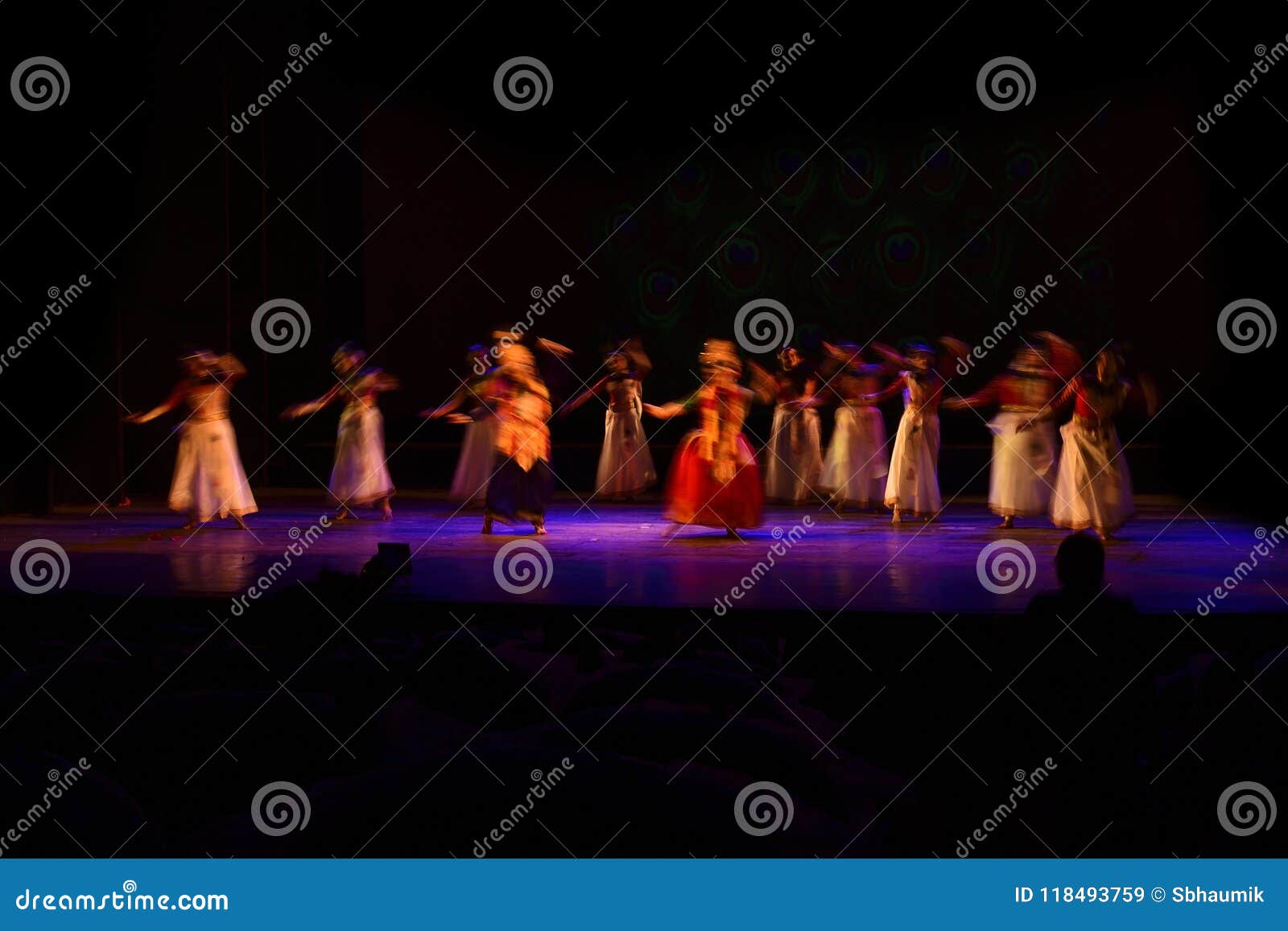 Dancing Performance on Stage Stock Image - Image of dancer, abstract ...