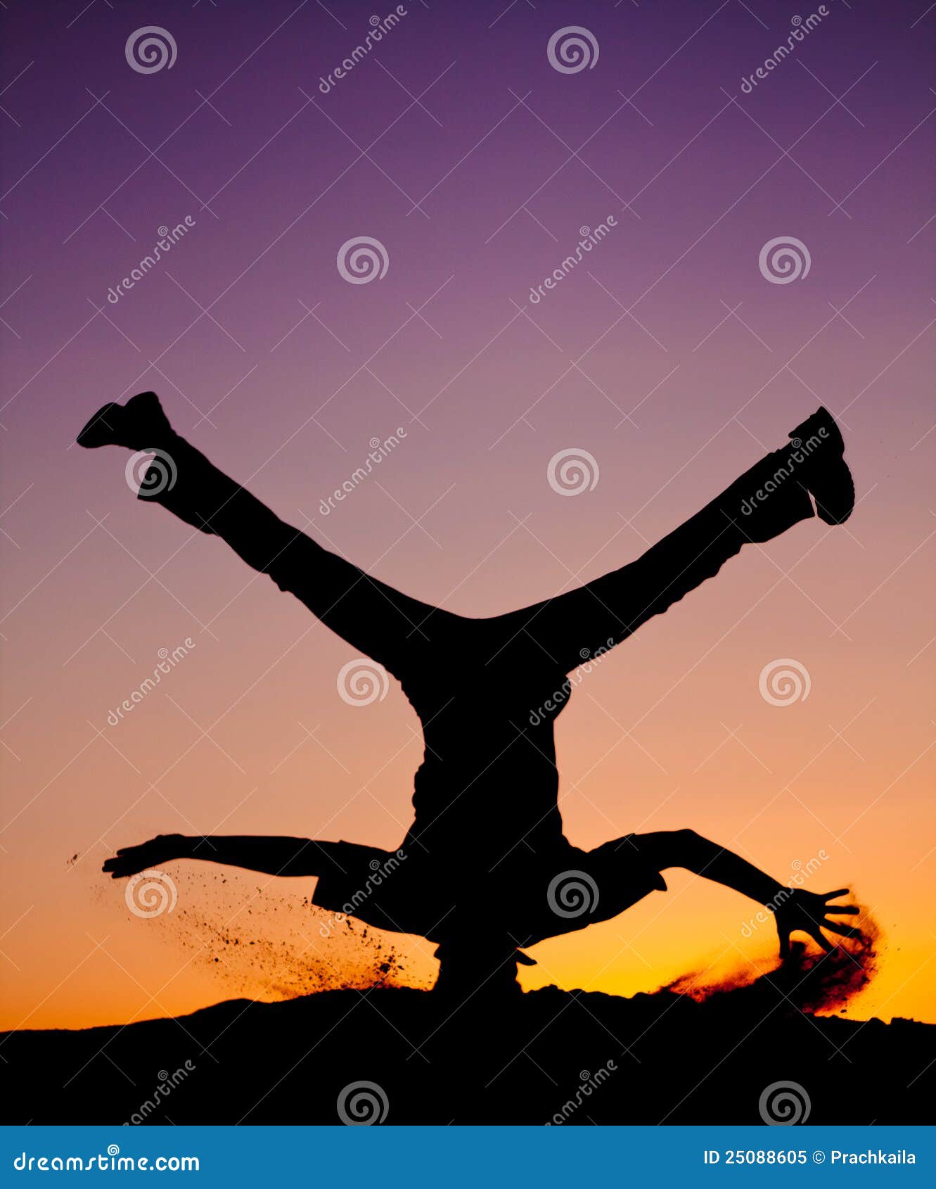 Dancing in the Purple Sunset Stock Image - Image of night, creativity ...