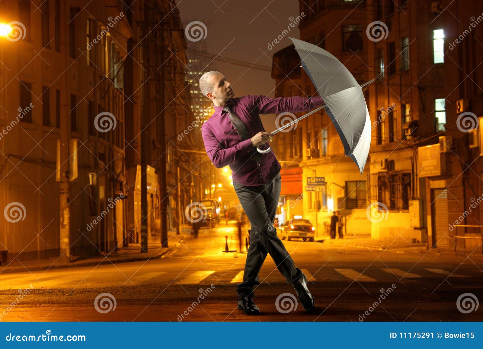Dancing in the rain stock image. Image of elegant, walking - 11175291