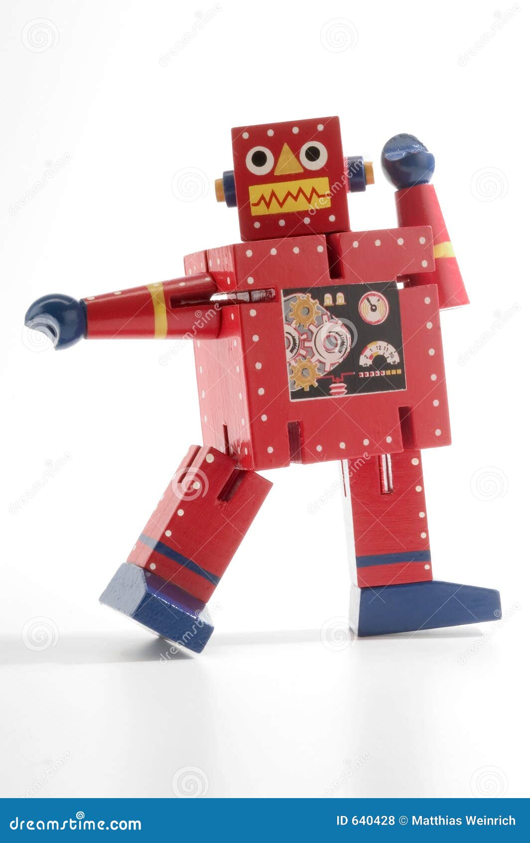 Dancing Robot (red) stock photo. Image of disco, night - 640428