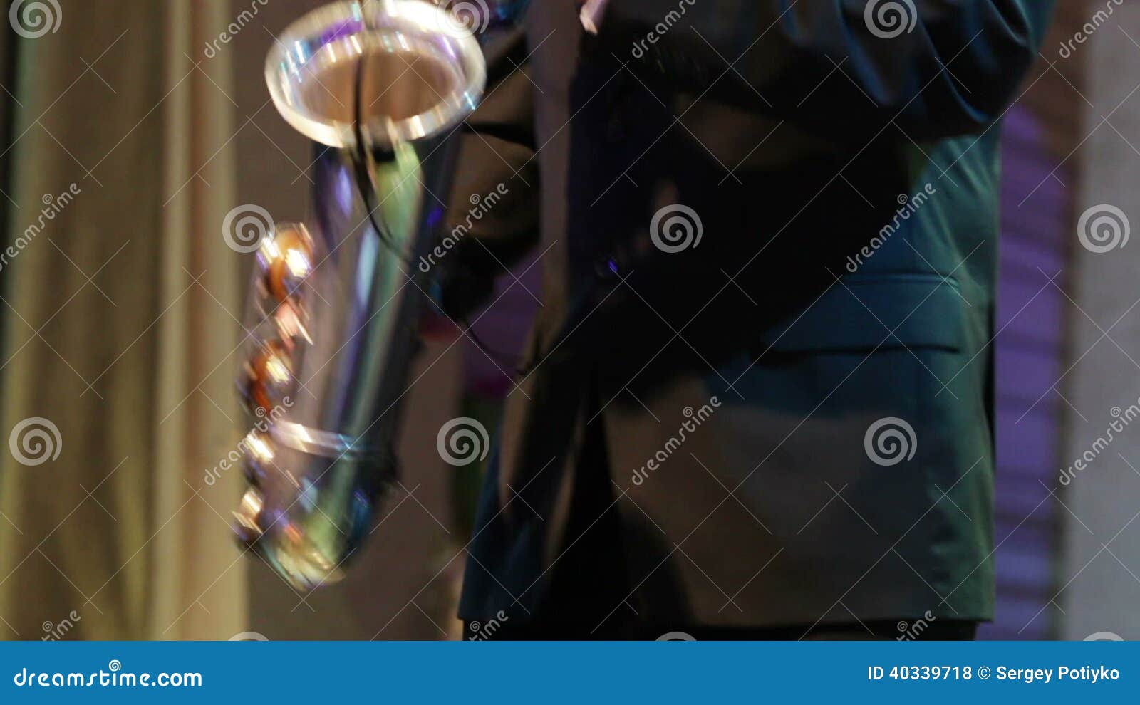 Dancing saxophonist stock footage. Video of color, gold - 40339718