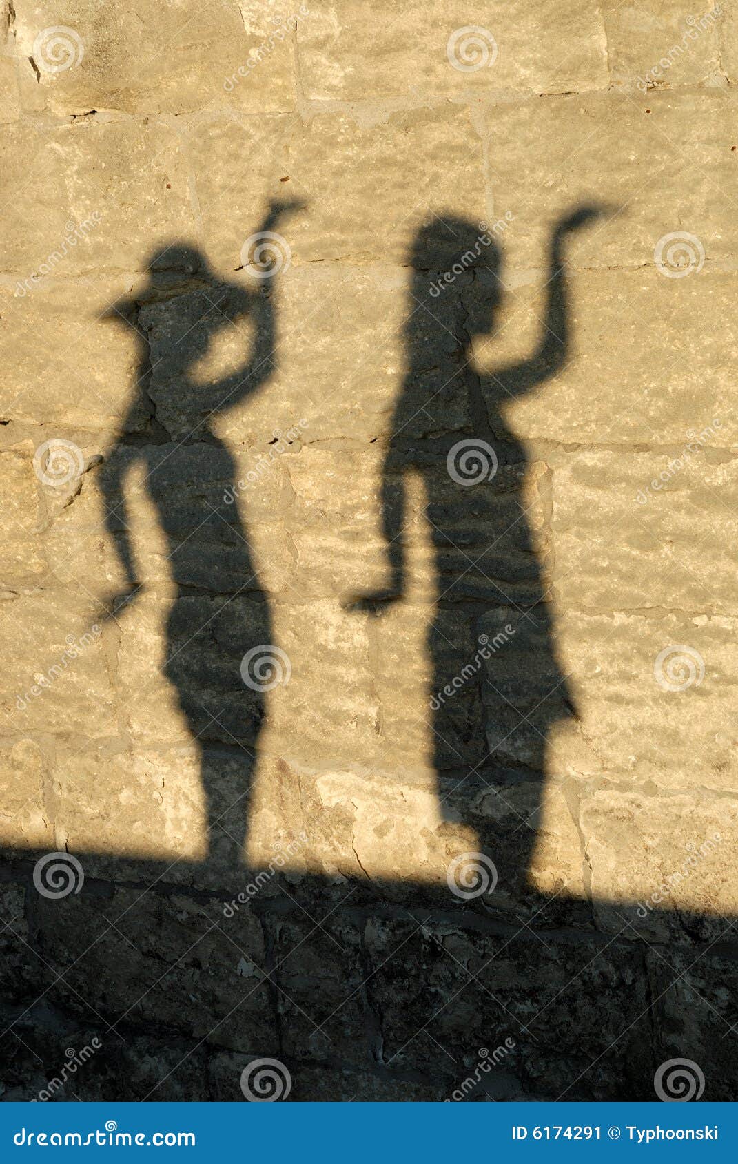 Dancing shadows stock image. Image of egypt, wall, dancing - 6174291