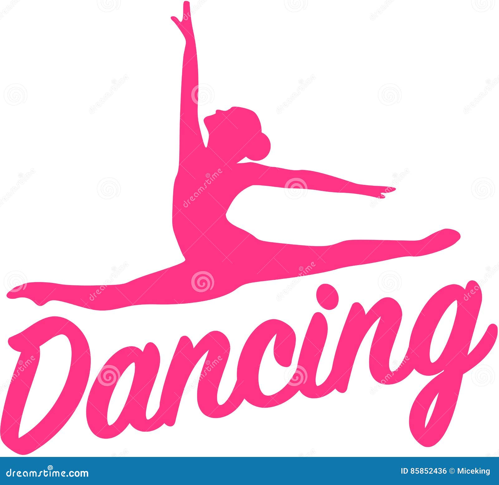 The Word Dance In Pink
