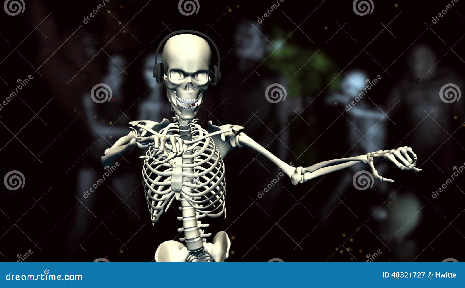 Dancing Skeleton stock video. Video of disco, loop, celebrate - 40321727