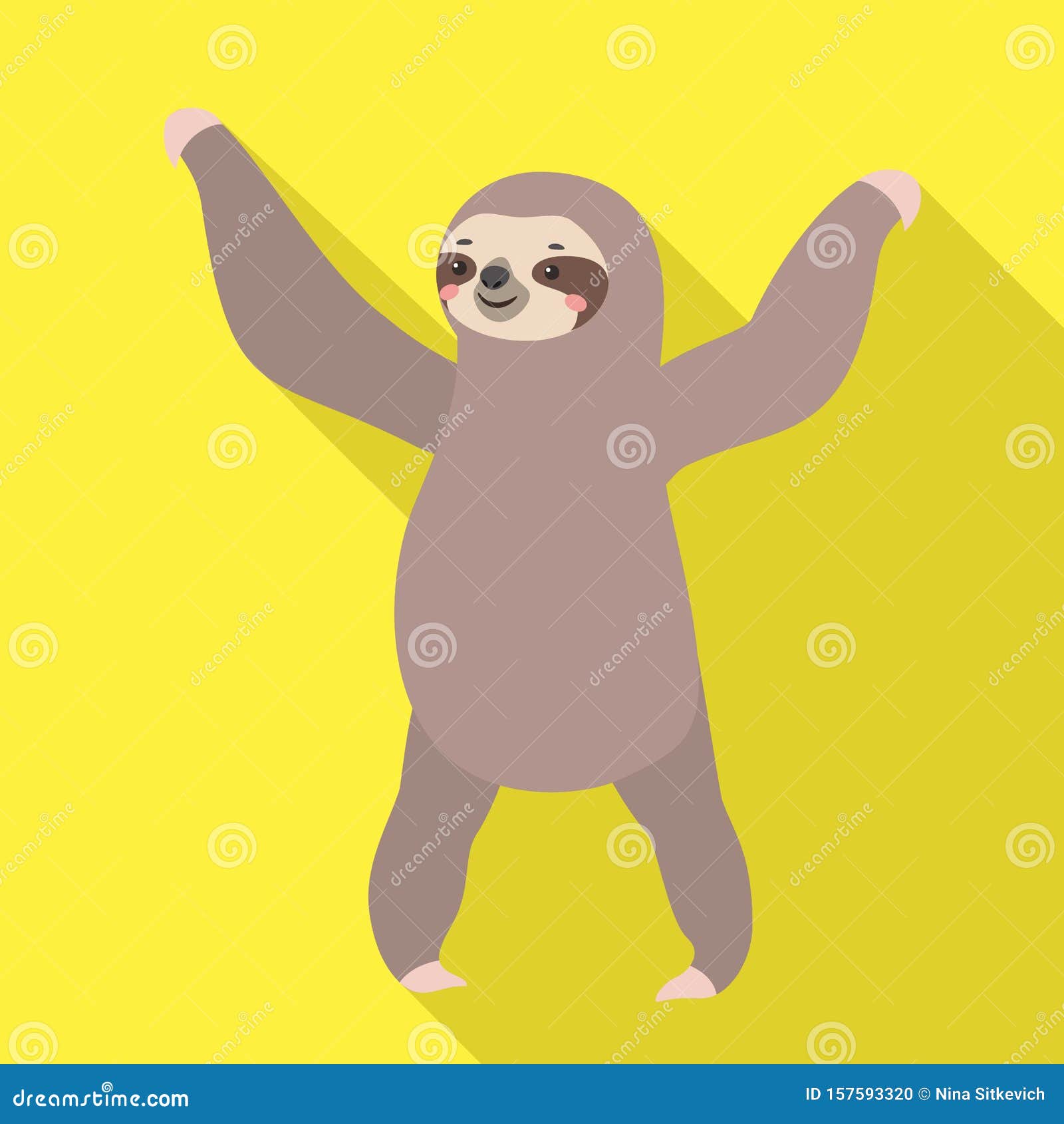 Dancing Sloth Stock Illustrations – 41 Dancing Sloth Stock ...