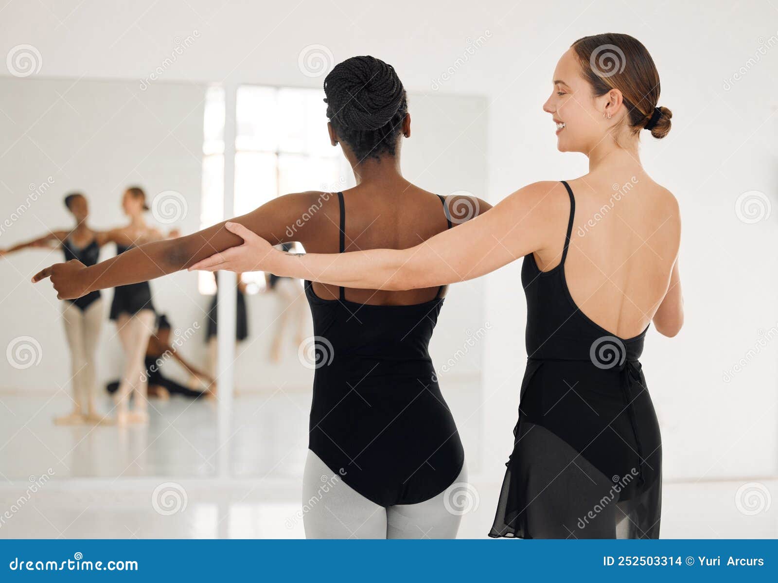 Dancing is Surely the Most Beautiful Art Form. a Group of Ballet ...