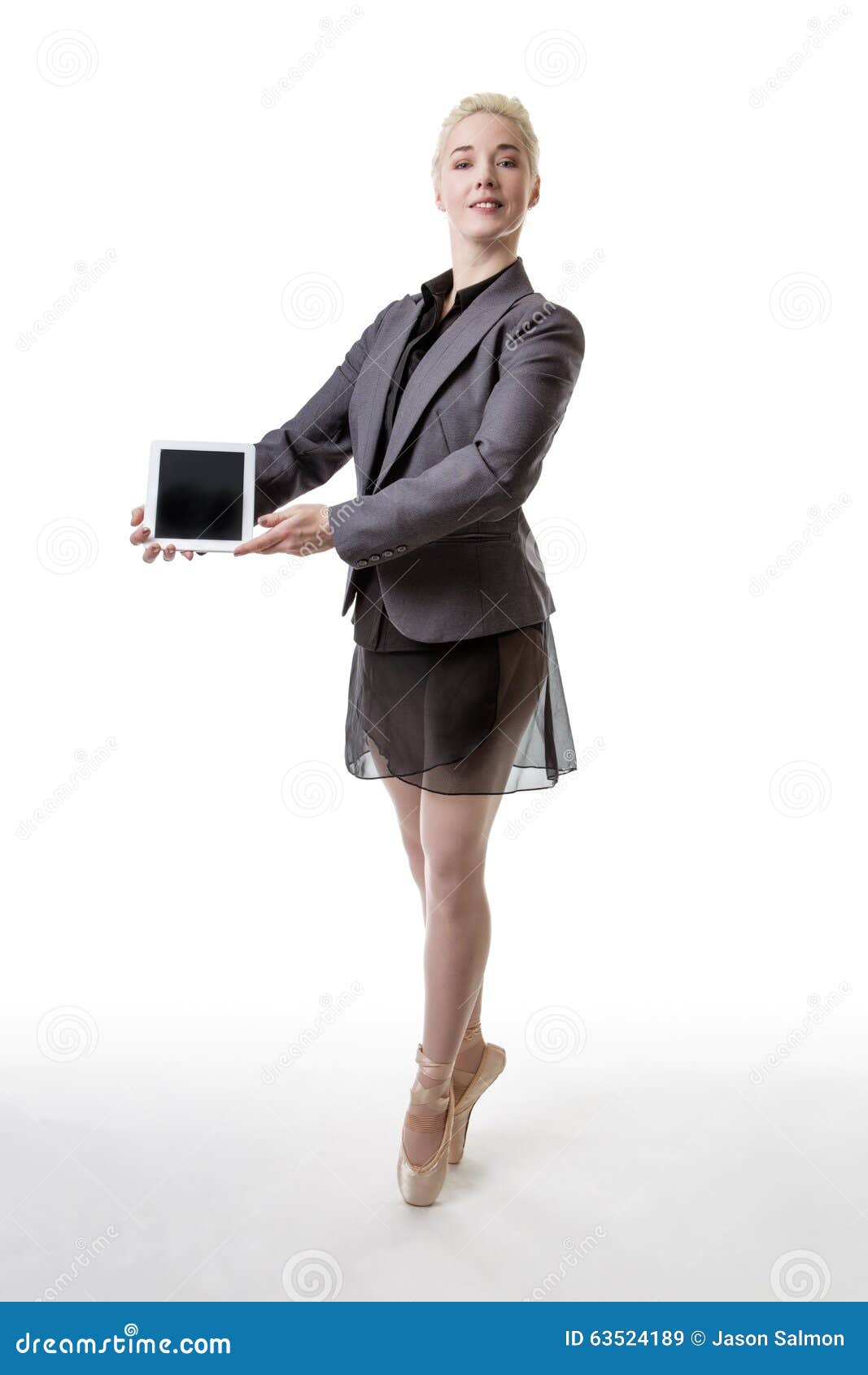 Dancing with technology stock image. Image of businessperson - 63524189