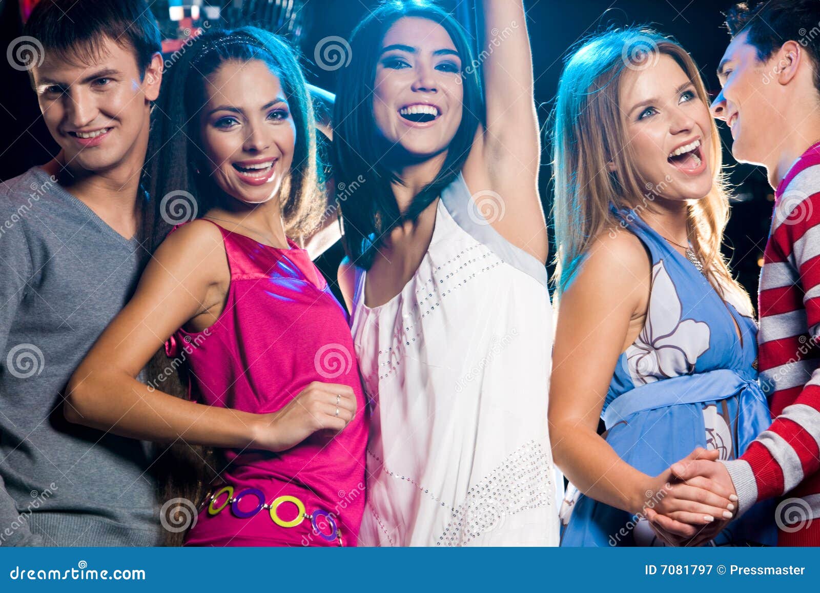 Dancing together stock image. Image of friendship, couple - 7081797