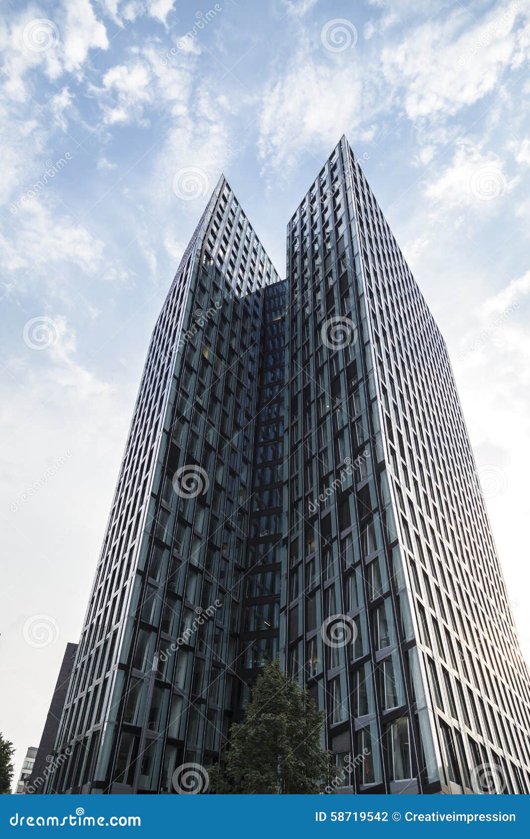 Dancing towers in Hamburg stock photo. Image of german - 58719542