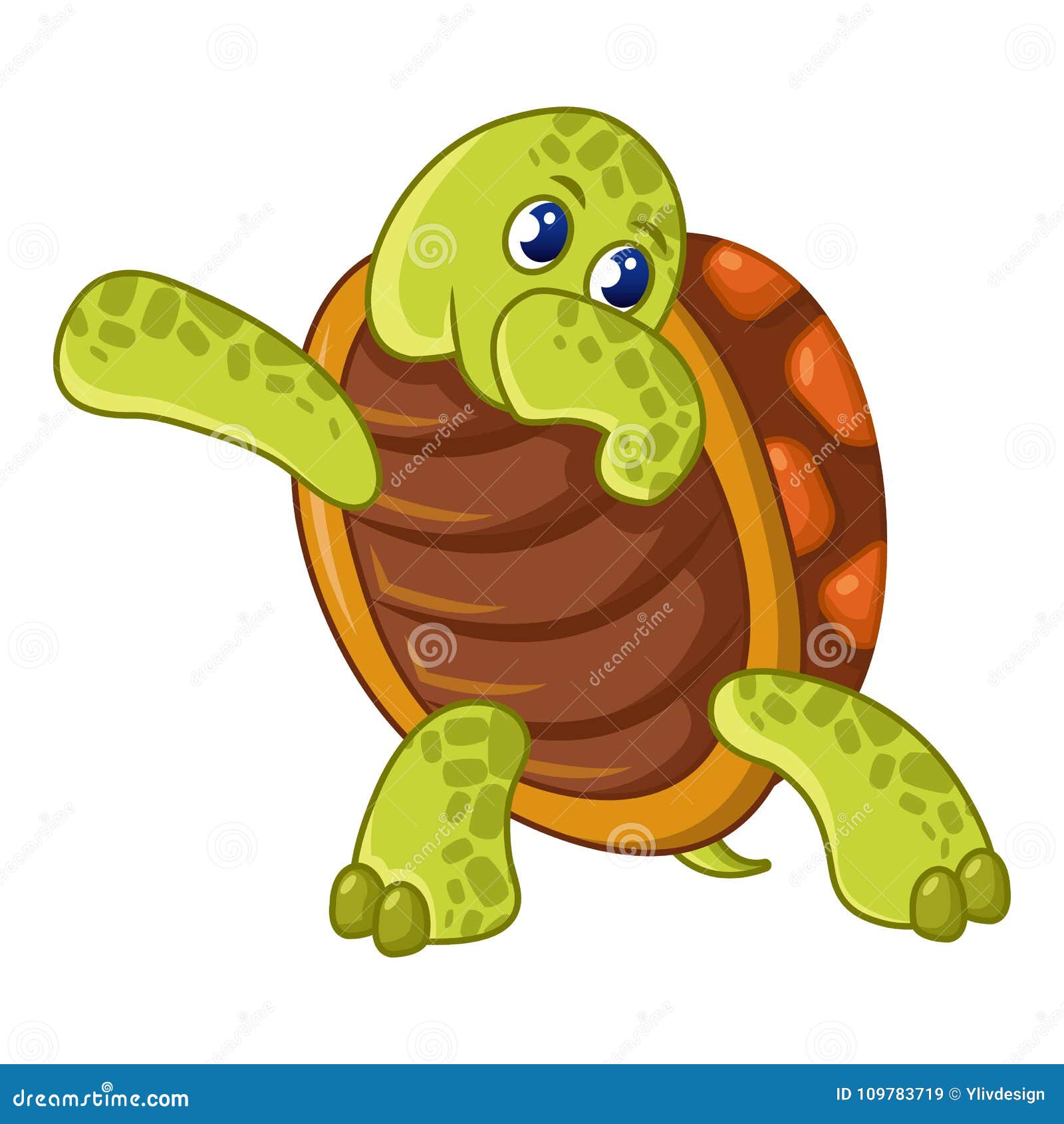 Dancing Turtle Icon, Cartoon Style Stock Vector - Illustration of wild ...