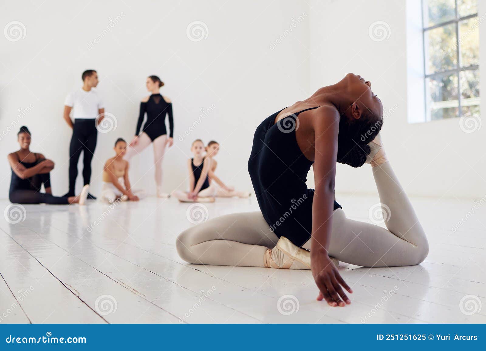 Dancing is Very Much a Confession. a Group of Ballet Dancers Practicing ...
