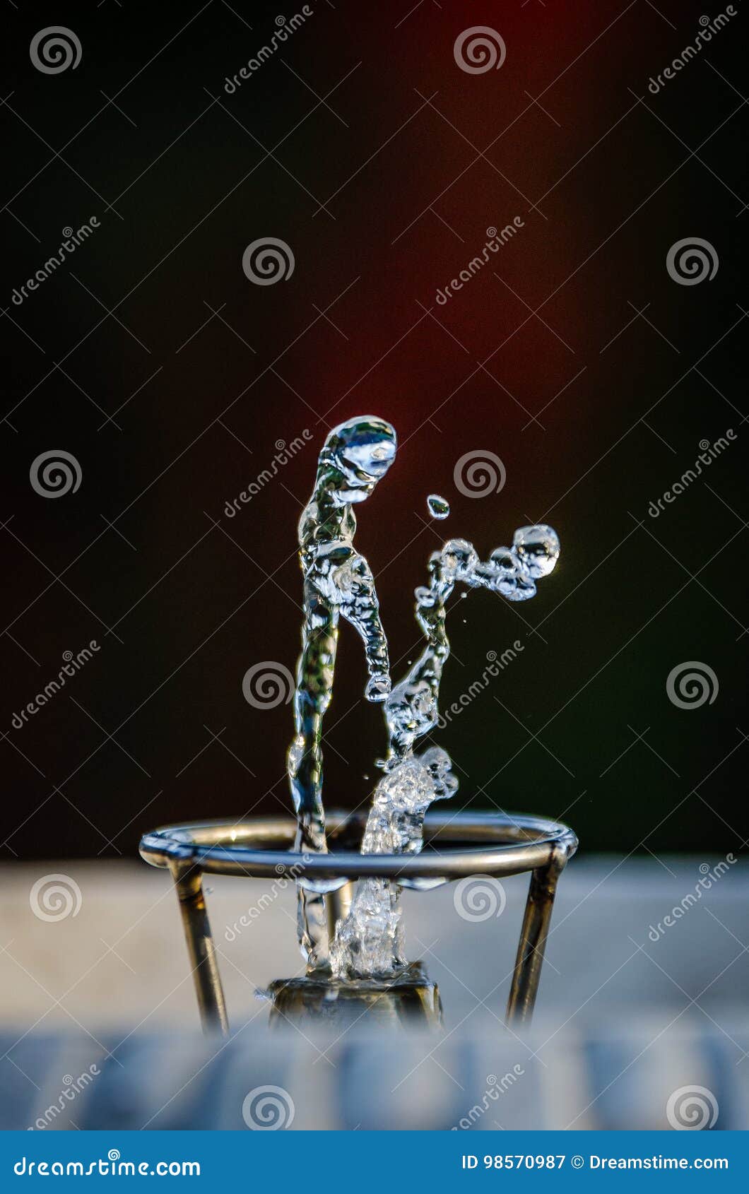Dancing water stock image. Image of water, details, sprinkler - 98570987