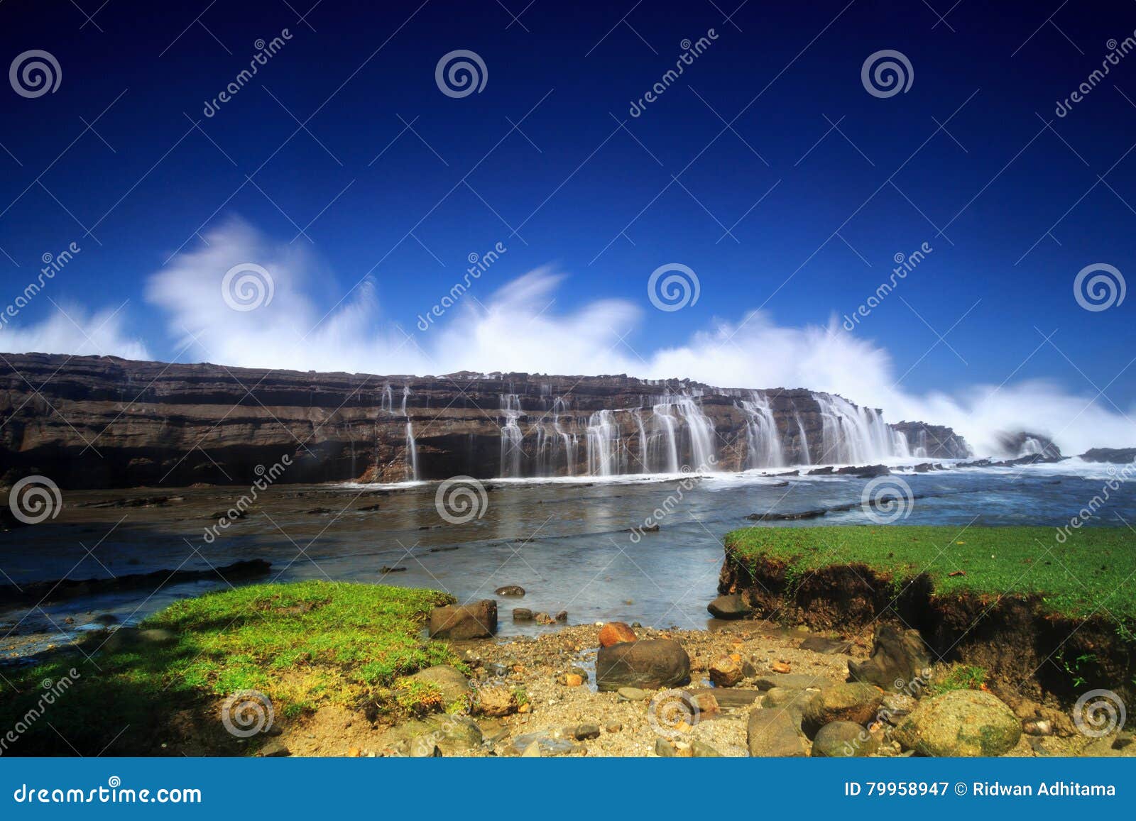 Karang Taraje Beach Stock Image | CartoonDealer.com #107646517