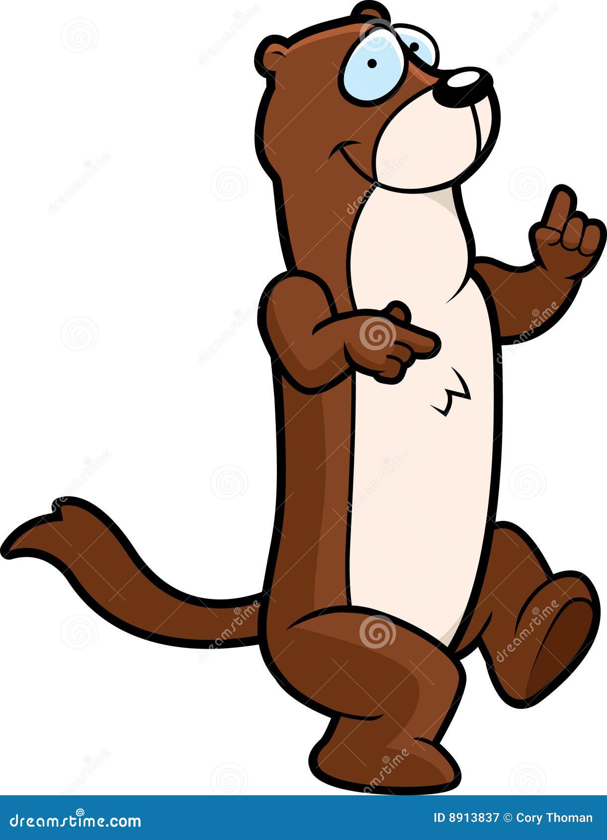 Dancing Weasel stock vector. Illustration of weasel, ferret - 8913837