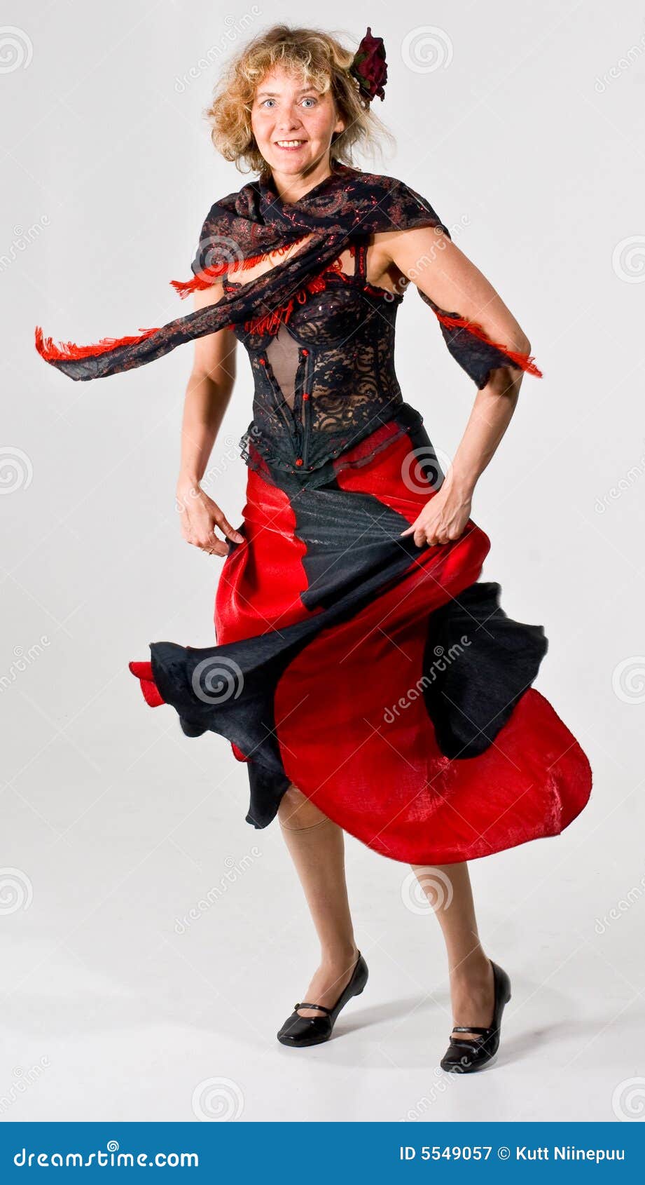Dancing woman stock image. Image of fair, dancing, actor - 5549057