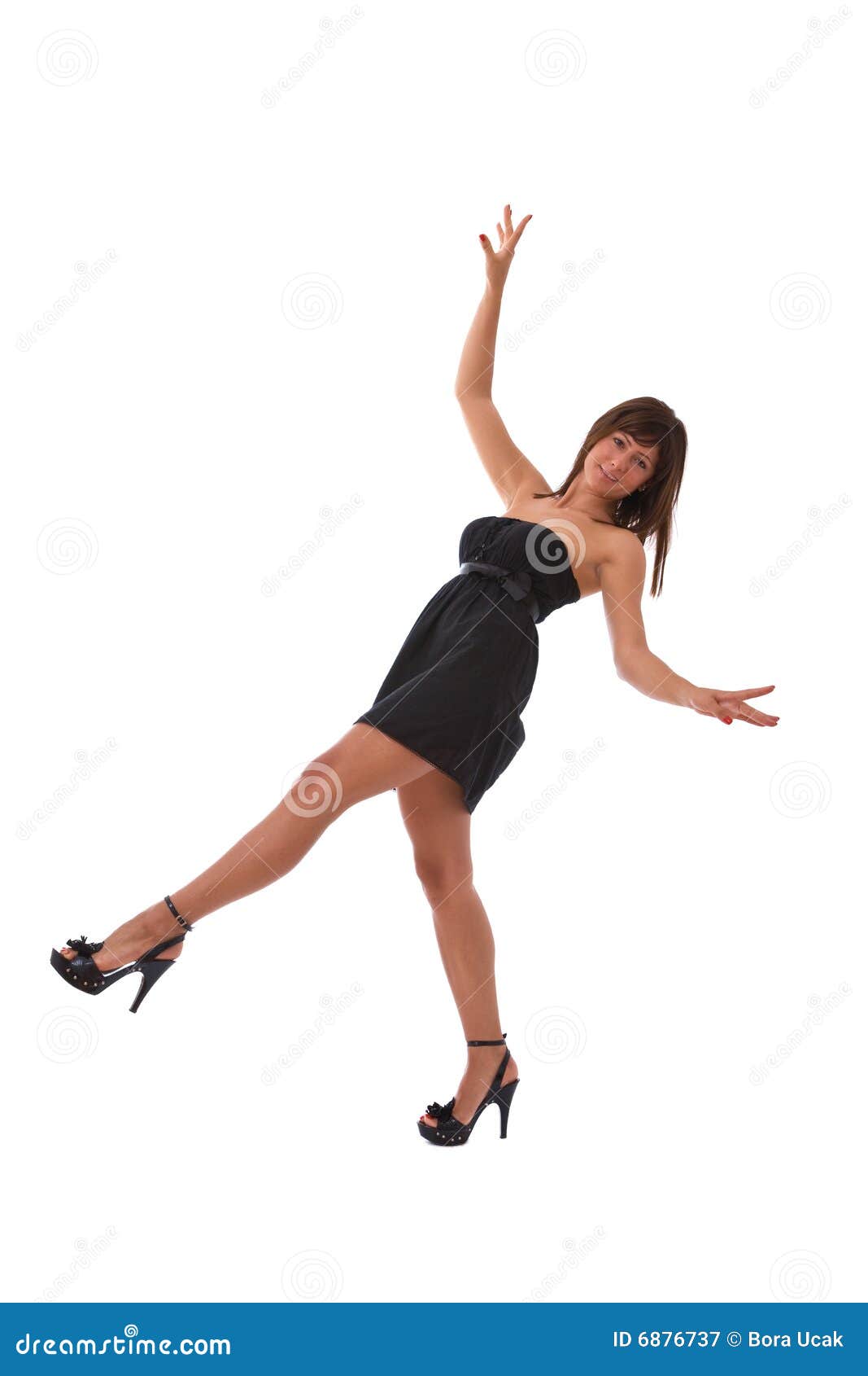 Dancing woman stock image. Image of model, healthy, babe - 6876737