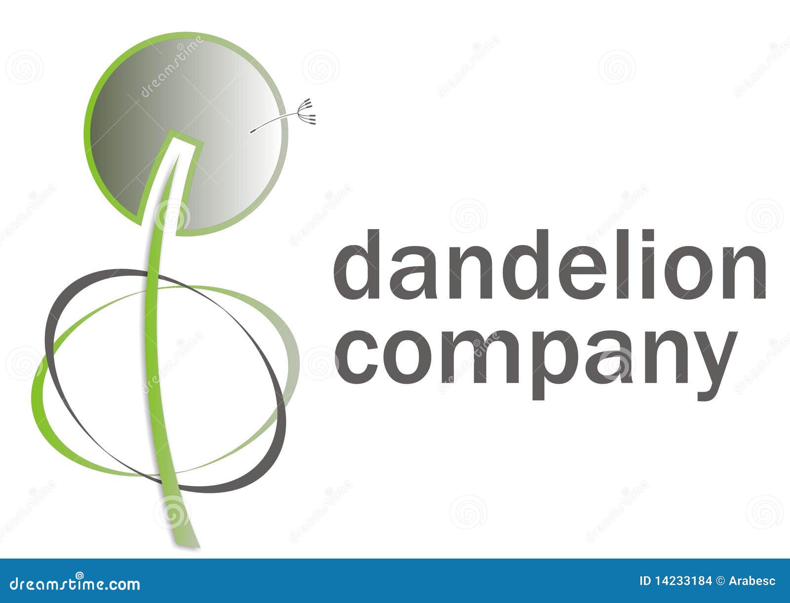Dandelion company stock vector. Illustration of ecological - 14233184