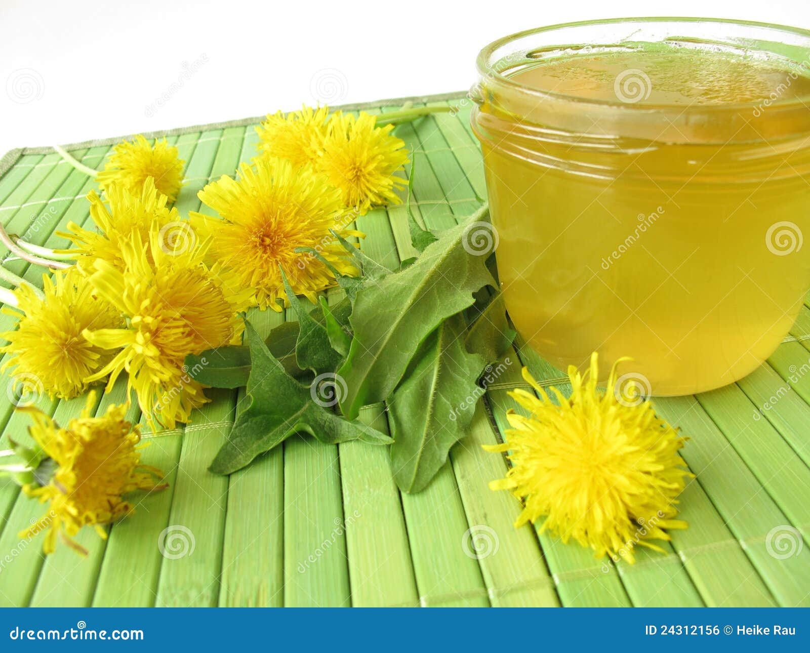 Dandelion flower jam stock photo. Image of homemade, lemon - 24312156