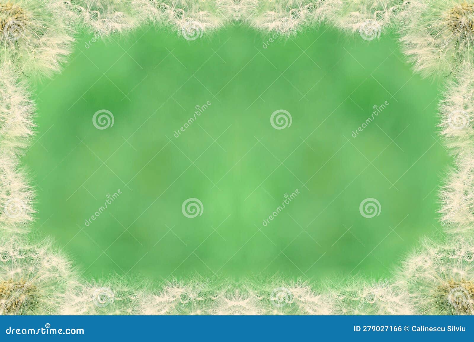 Dandelion Frame Graphic Design, Ver.7 Stock Illustration - Illustration ...