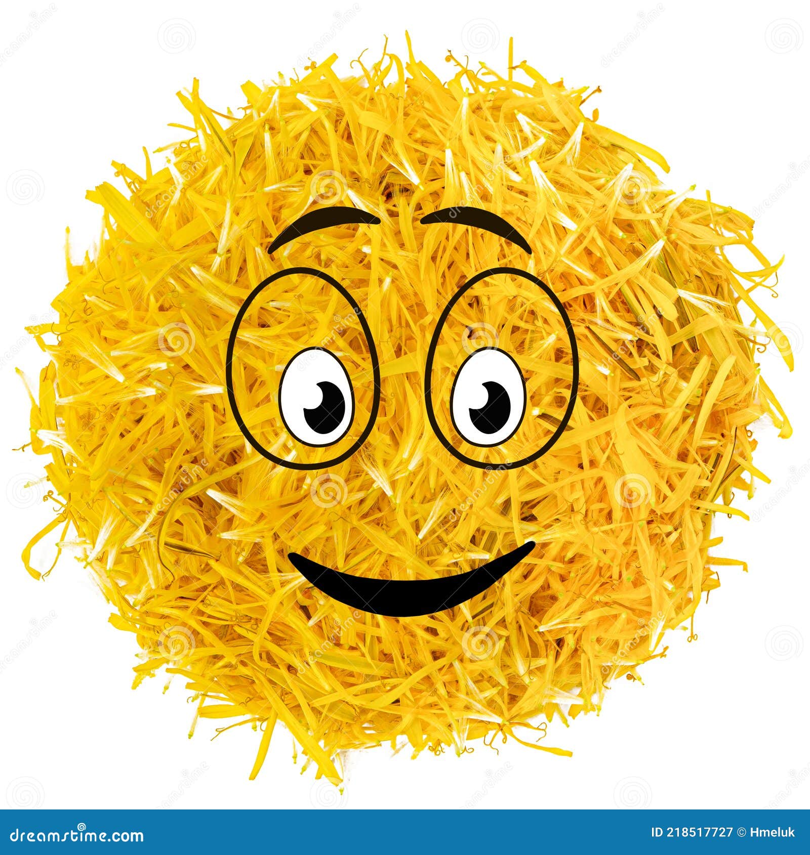Dandelion petal emoticon stock illustration. Illustration of petal ...