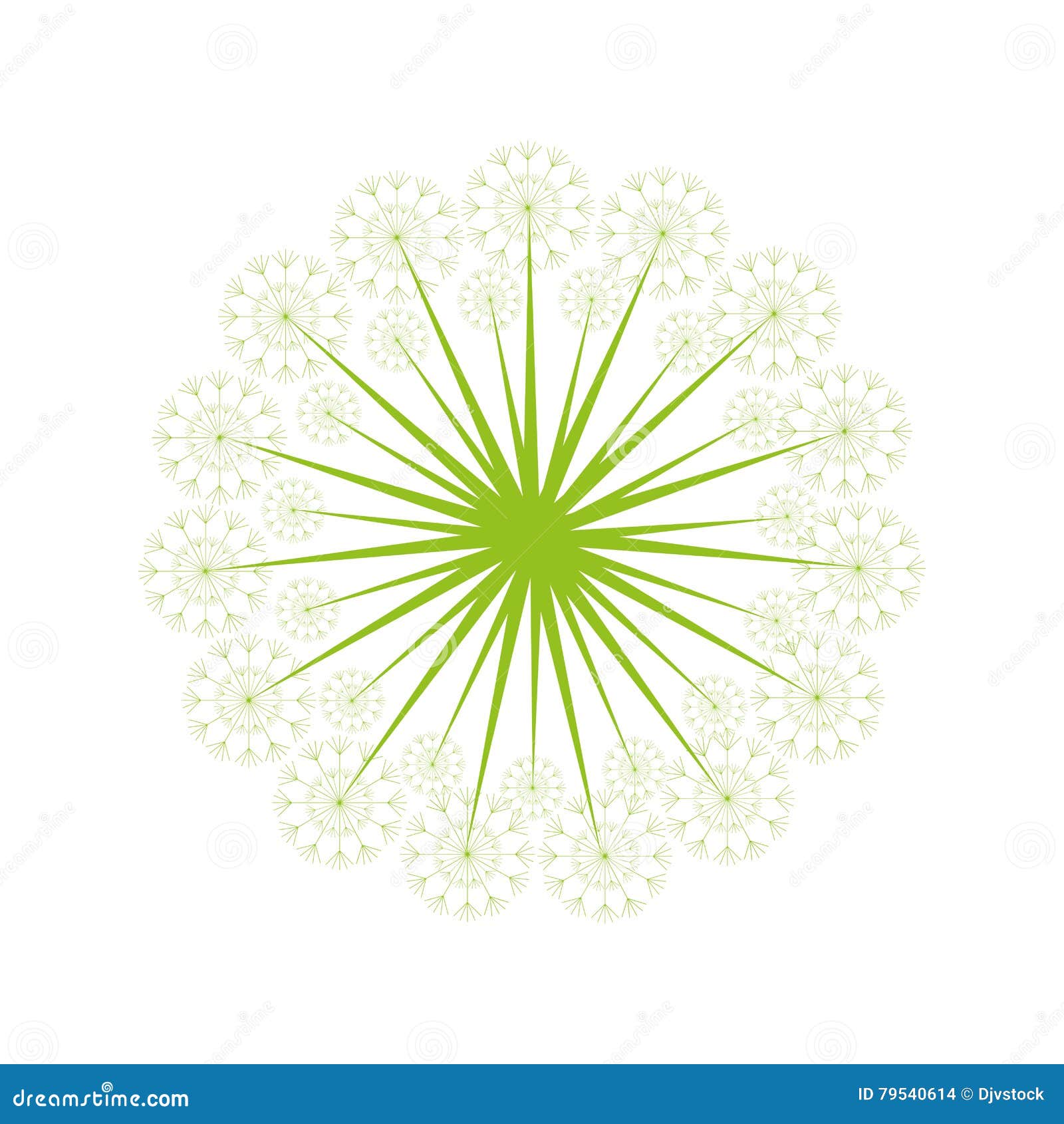 Dandelion Seed Decoration Icon Stock Vector - Illustration of seeds ...