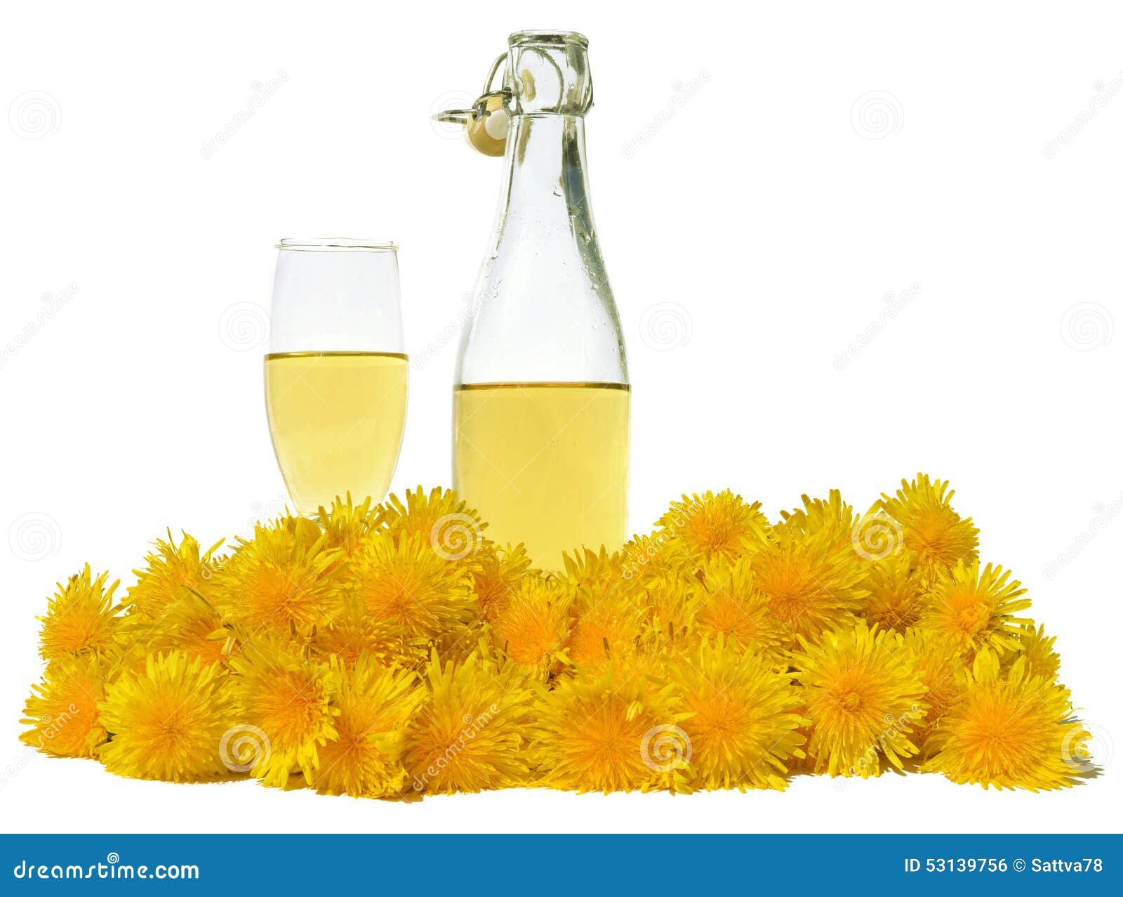 Dandelion Wine stock photo. Image of wine, dandelion - 53139756