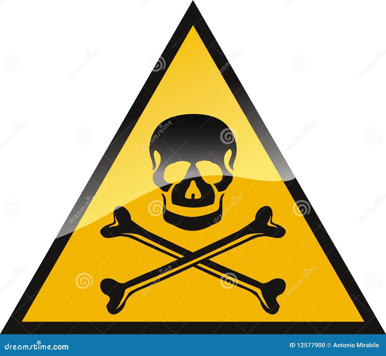 Danger stock vector. Illustration of safety, high, risk - 12577900