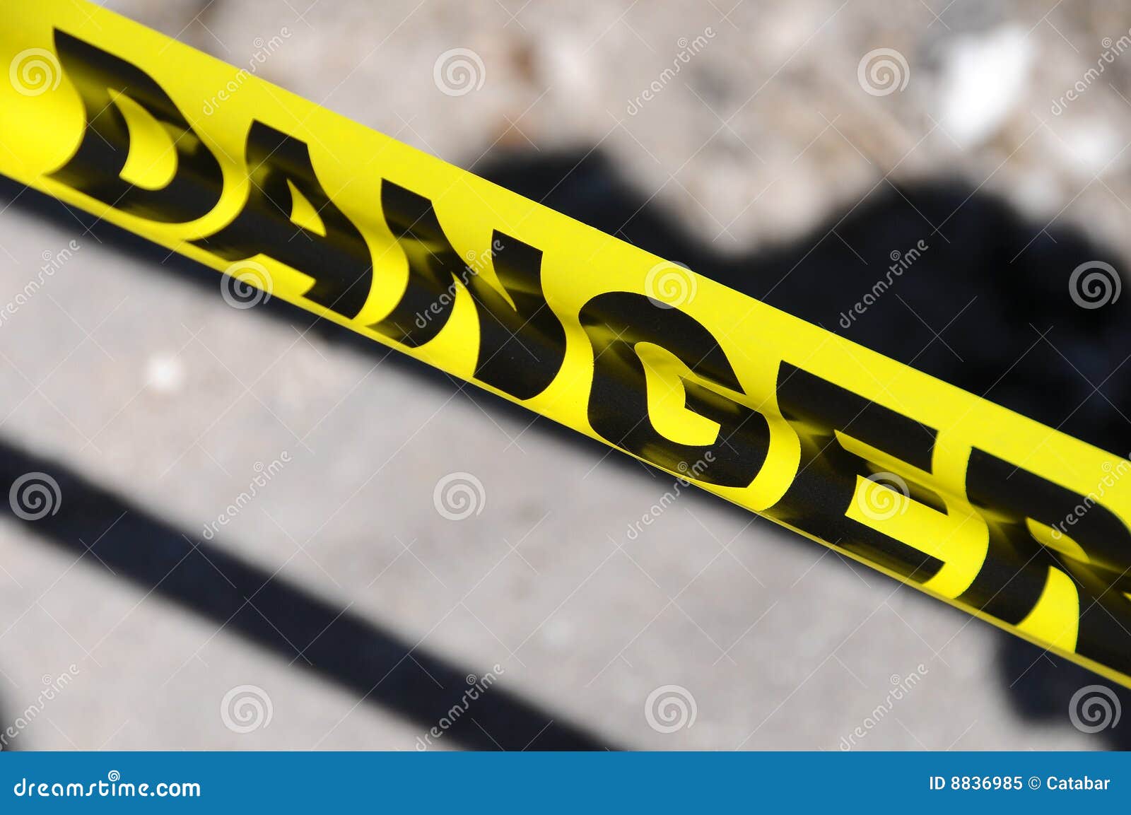 Danger! stock image. Image of black, lettering, advise - 8836985