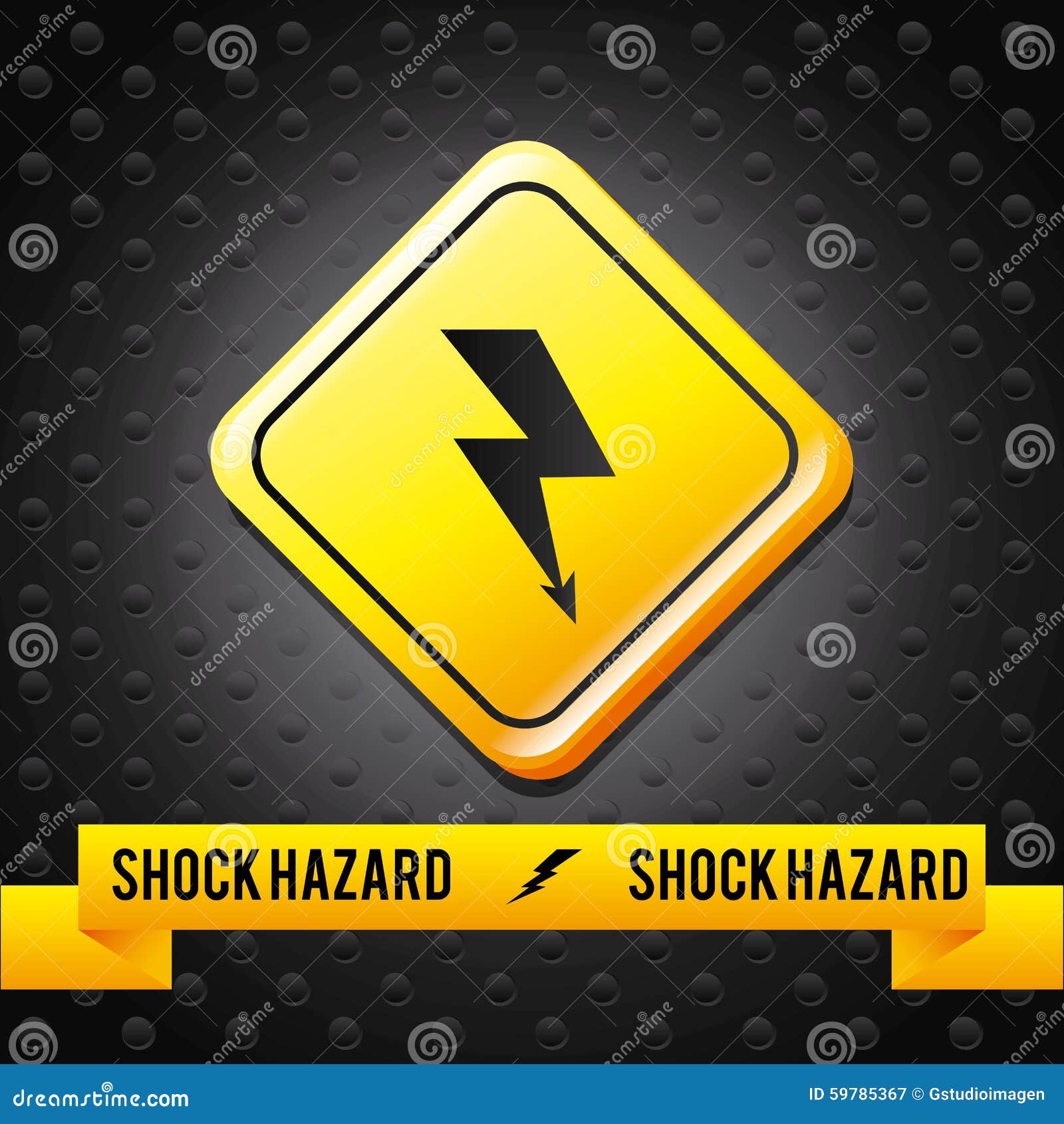 Danger advertising design. stock vector. Illustration of information ...