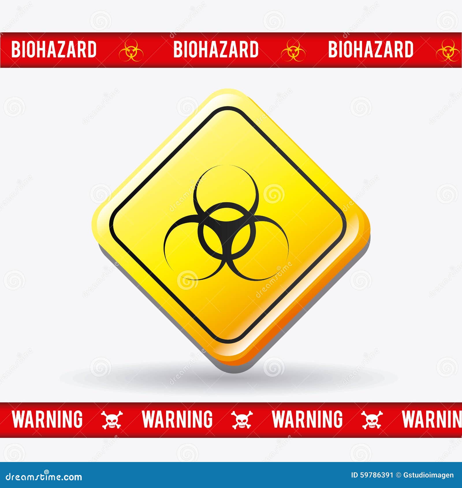 Danger advertising design. stock vector. Illustration of alert - 59786391