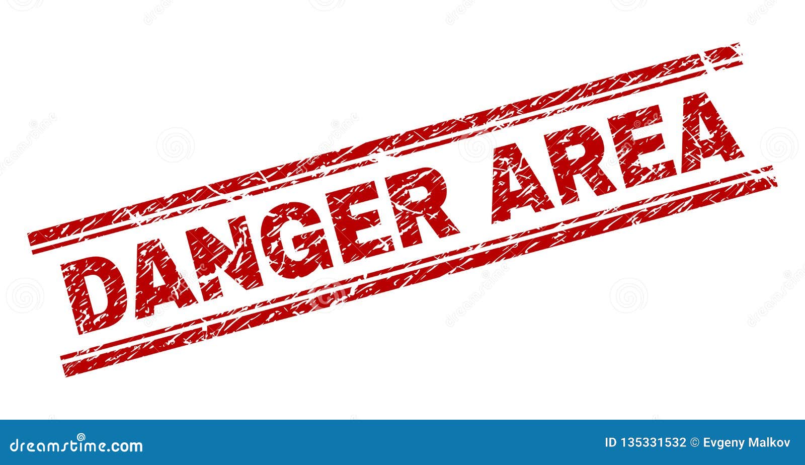 Grunge Textured DANGER AREA Stamp Seal Stock Vector - Illustration of ...