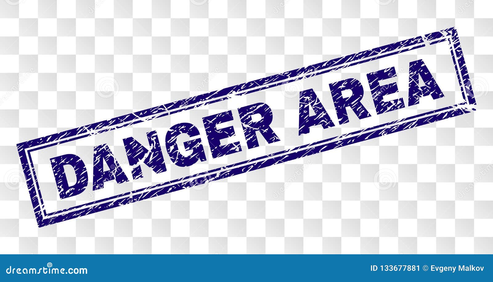 Scratched DANGER AREA Rectangle Stamp Stock Vector - Illustration of ...