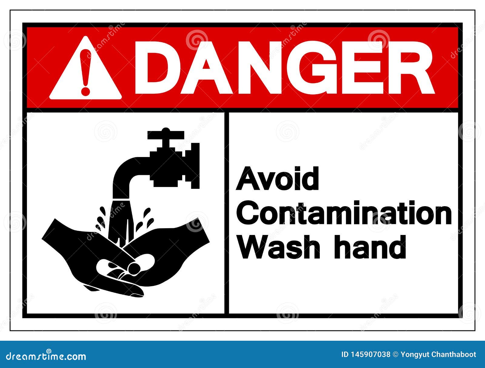 Danger Contamination Area Symbol Sign ,Vector Illustration, Isolate On ... Danger Contamination Area Symbol Sign ,Vector Illustration, Isolate On ...