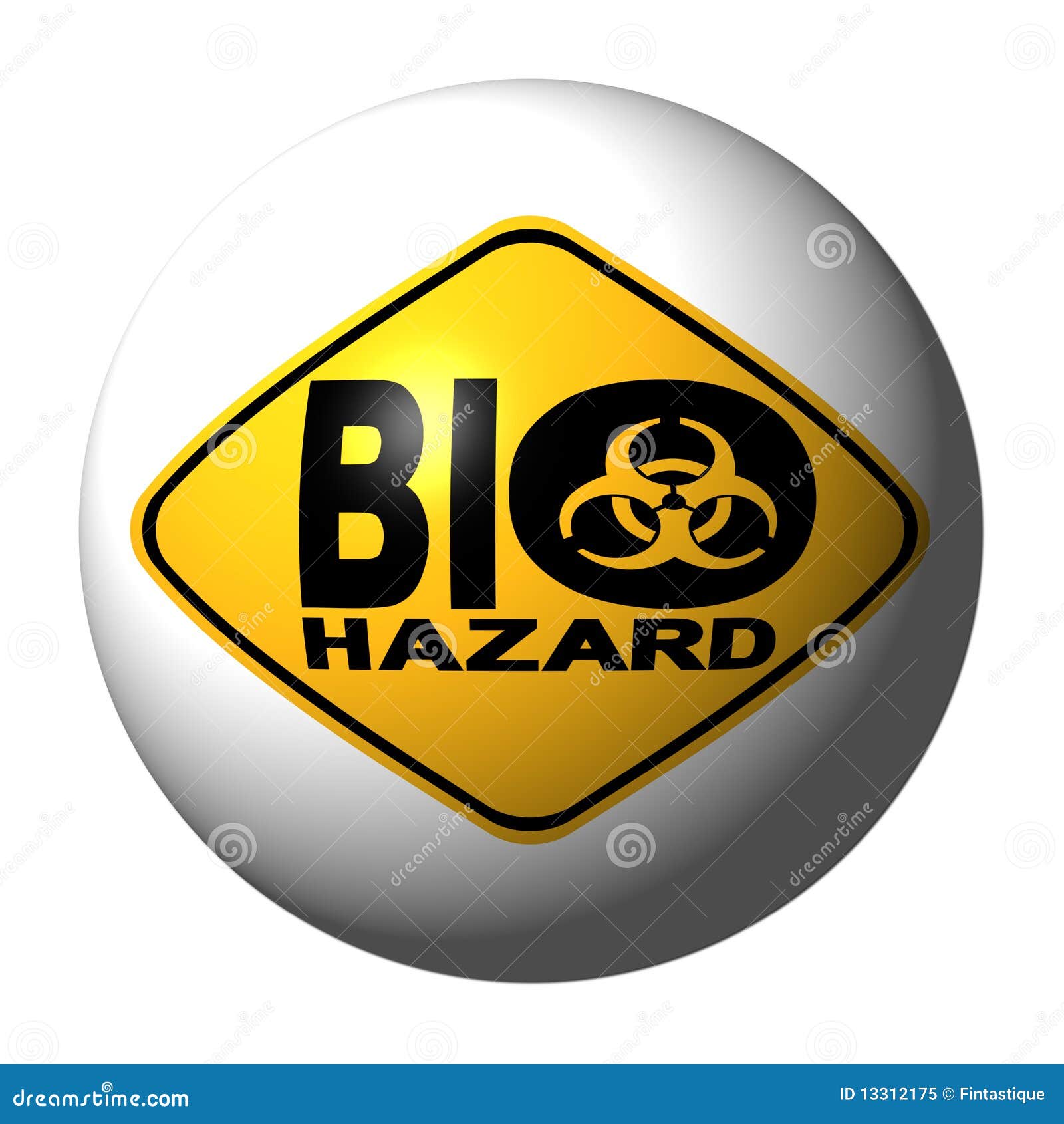 Danger Biohazard Warning Label Sign, Gas Mask Icon. Infected Specimen ...