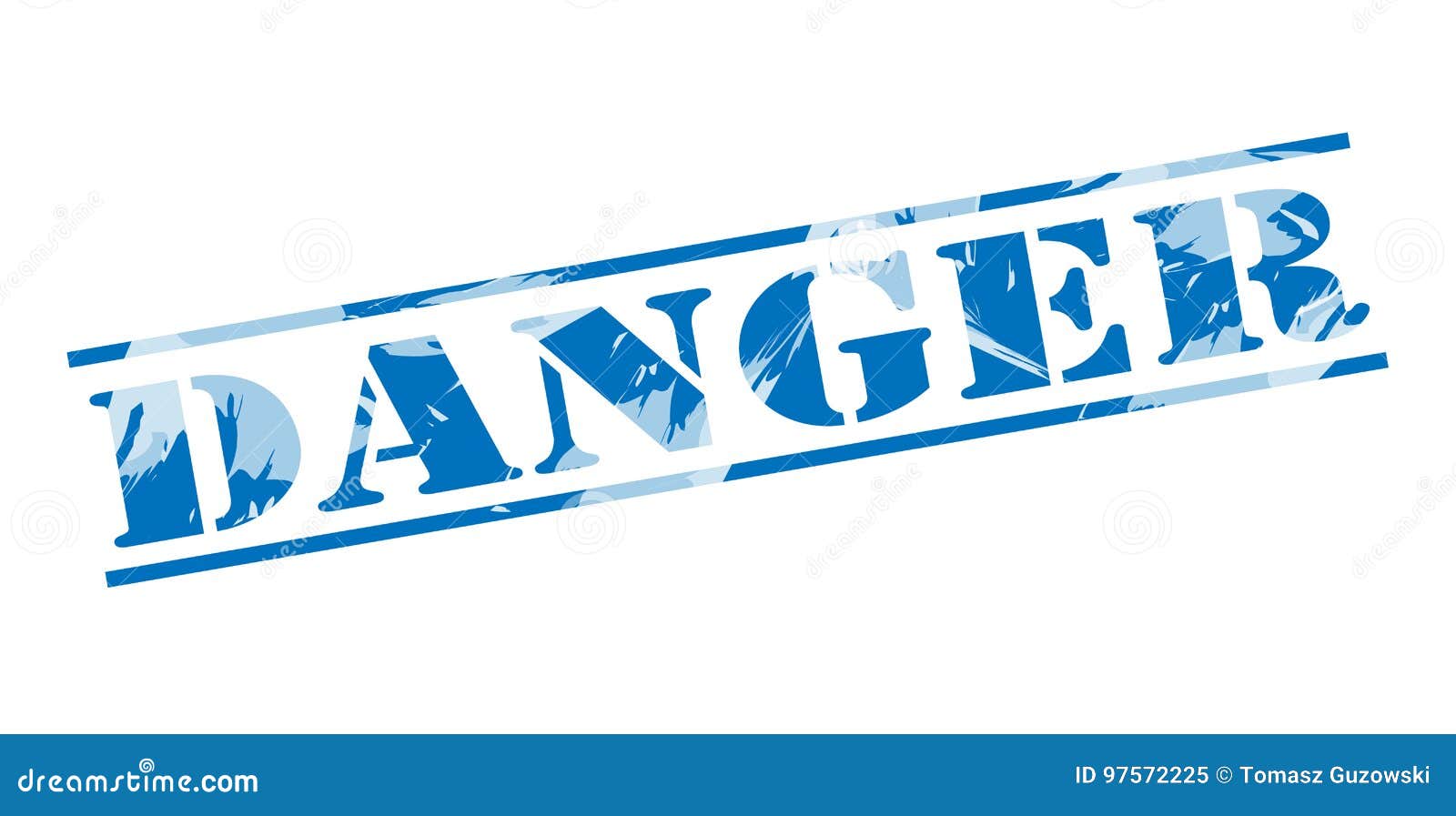 Danger blue stamp stock illustration. Illustration of sticker - 97572225