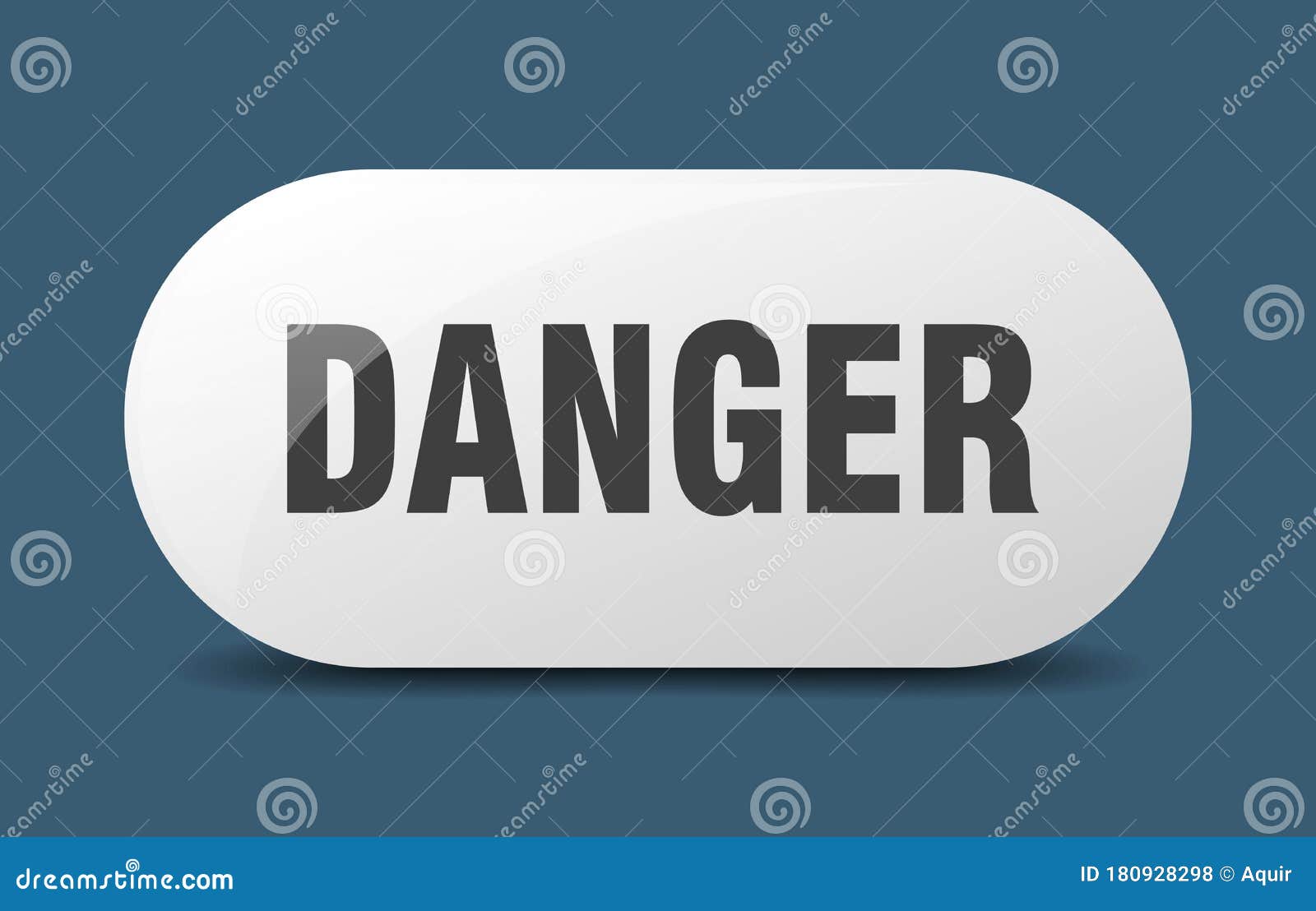 Danger Button. Danger Sign. Key. Push Button Stock Vector ...