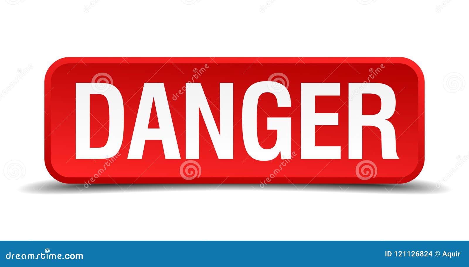 Danger button stock vector. Illustration of template - 121126824
