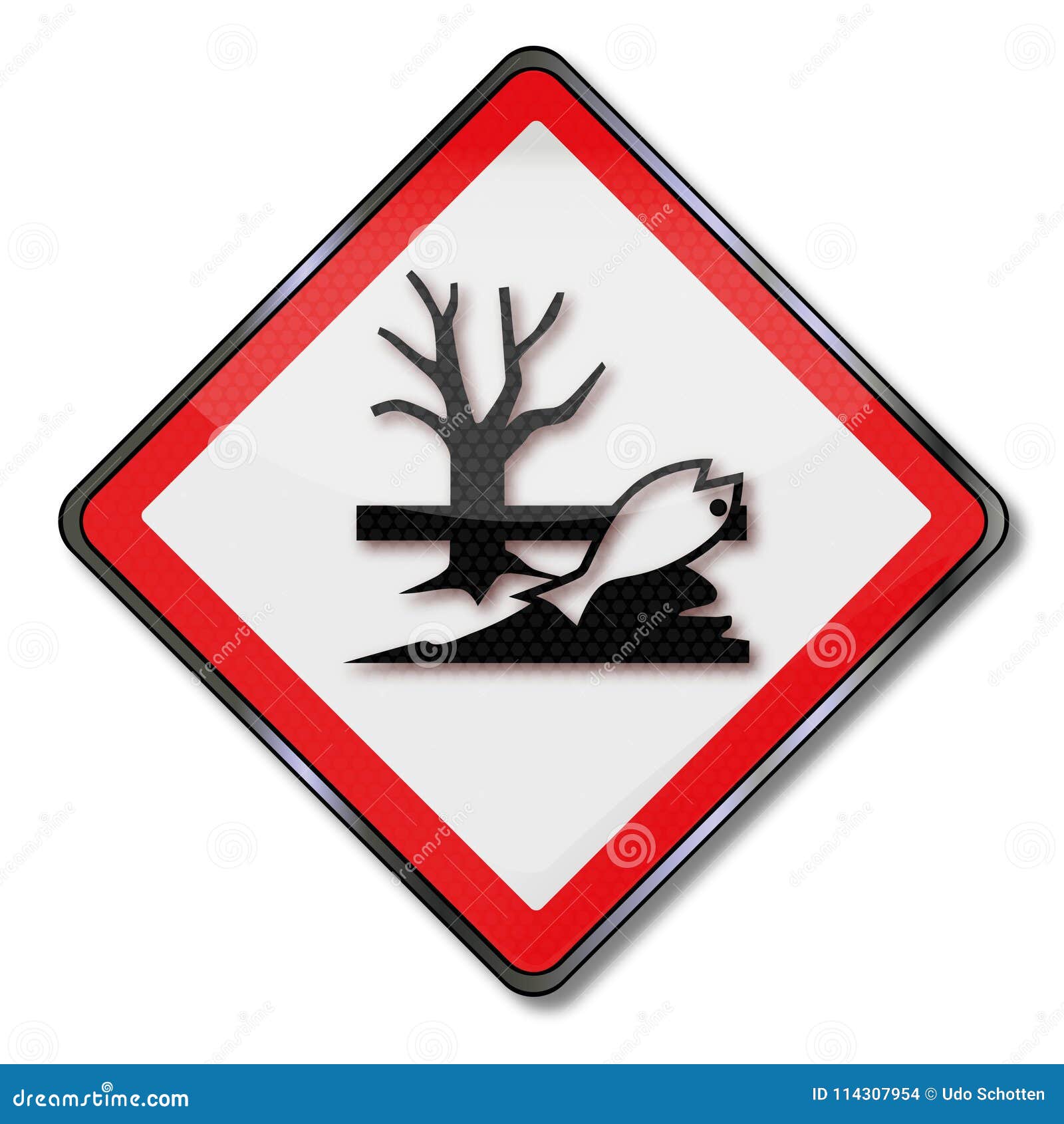 Danger it is Hazardous for Water Stock Vector - Illustration of icon ...