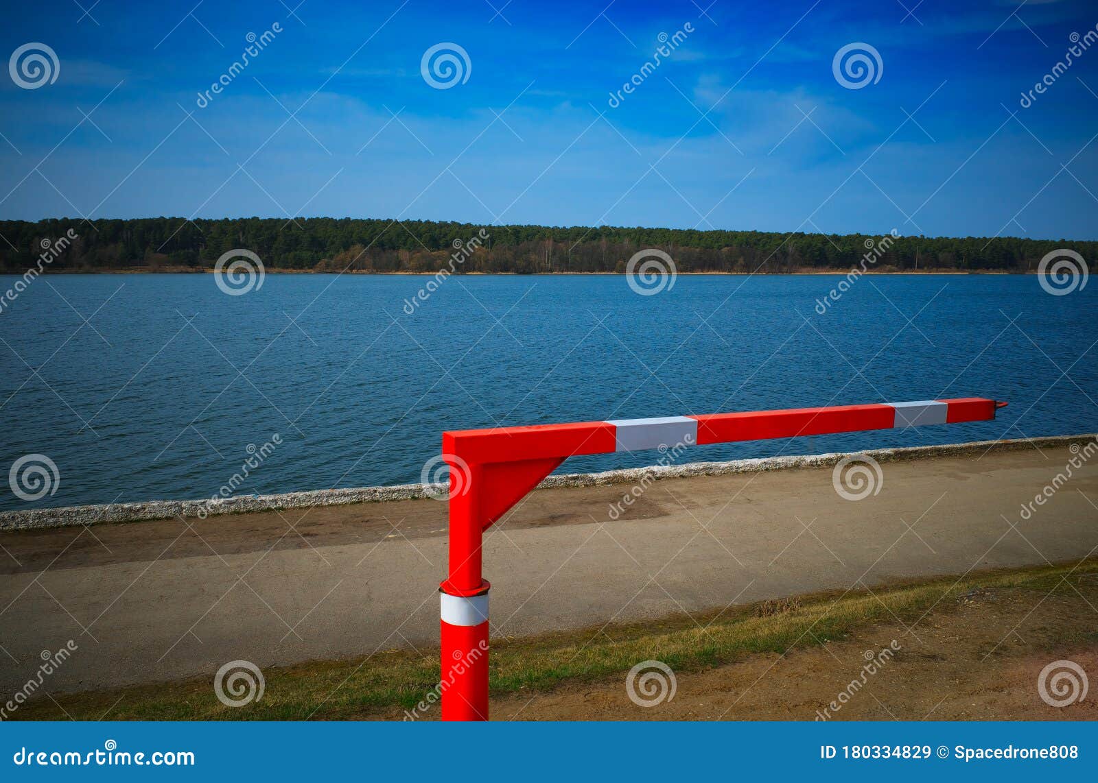 Danger Covid 19 Zone Red Barrier Background Stock Image - Image of ...