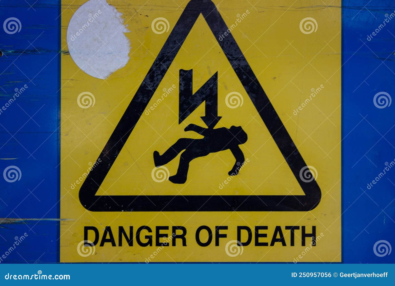 Death Row Sign Over A Prison Cell Block Door Stock Photo ...