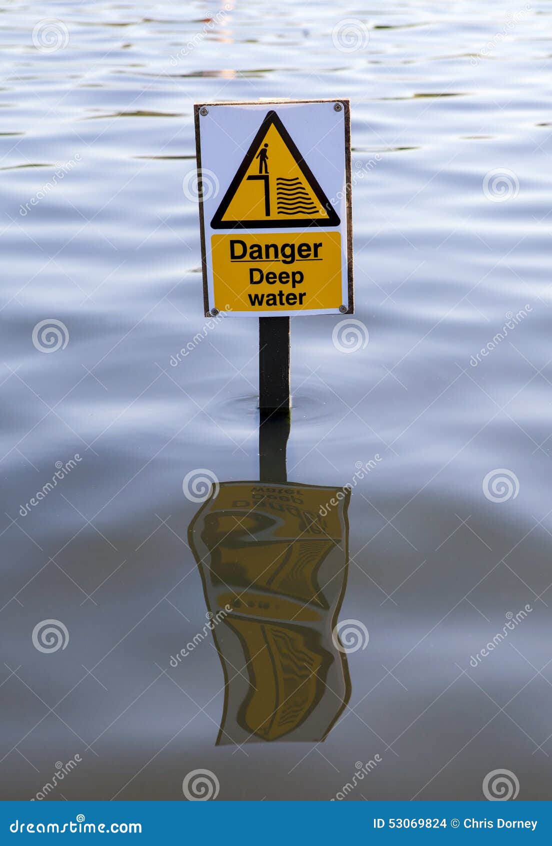Danger Deep Water stock photo. Image of threat, danger - 53069824